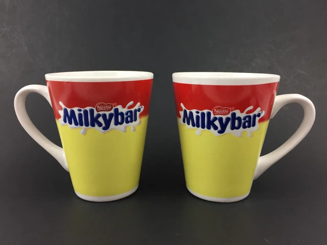 BRITISH NESTLE MILKY BAR White Chocolate Advertising Ceramic Coffee Mug ...
