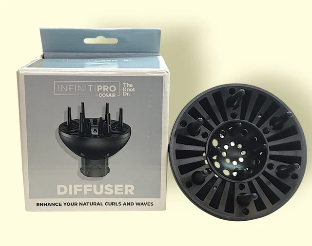 CONAIR INFINITIPRO THE Knot Dr. Diffuser Hair Dryer Attachment - Black ...