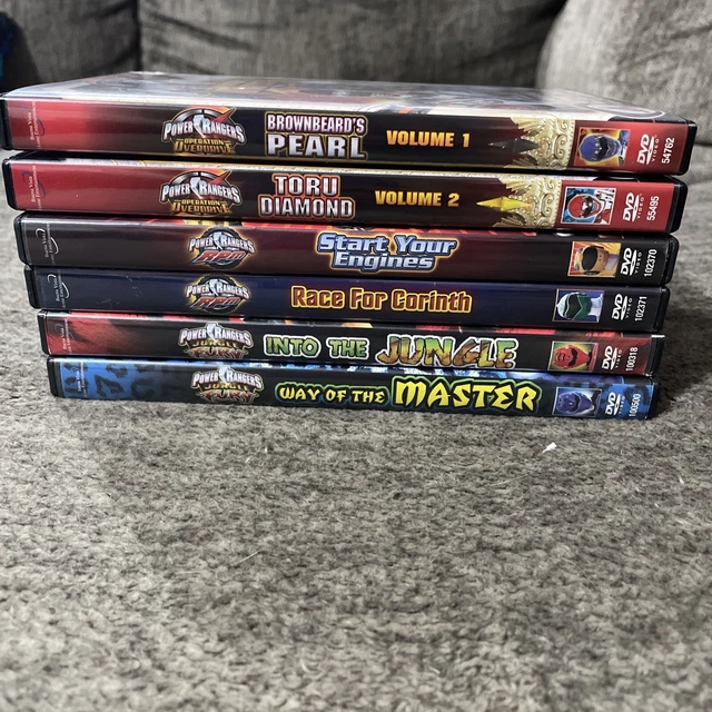 POWER RANGERS JUNGLE Fury Operation Overdrive RPM DVD Lot Of 6 $30.00 ...