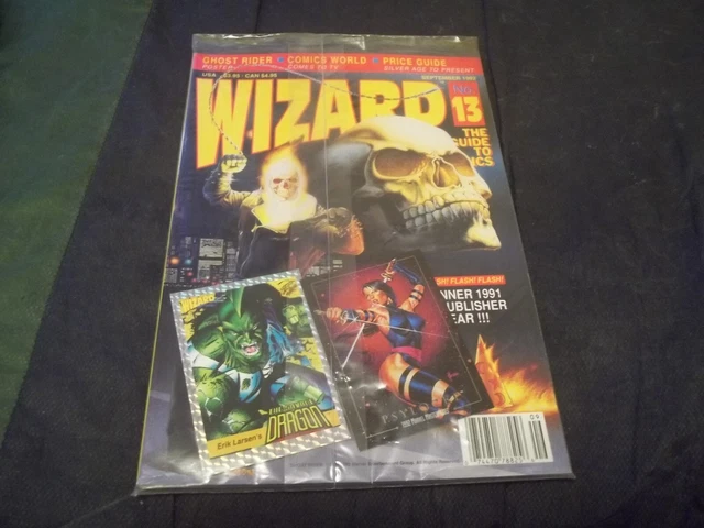SCELLÉ SEPTEMBRE 1992 Wizard Comics Price Guide Magazine #13 Savage ...