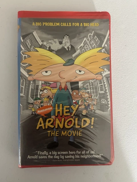 HEY ARNOLD! THE Movie VHS Video Tape Nickelodeon VTG Special Red ...