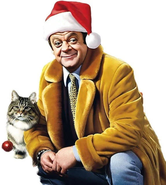 ONLY FOOLS AND Horses Inspired Fan Art Del Boy In A Santa Hat On A3 £4. ...