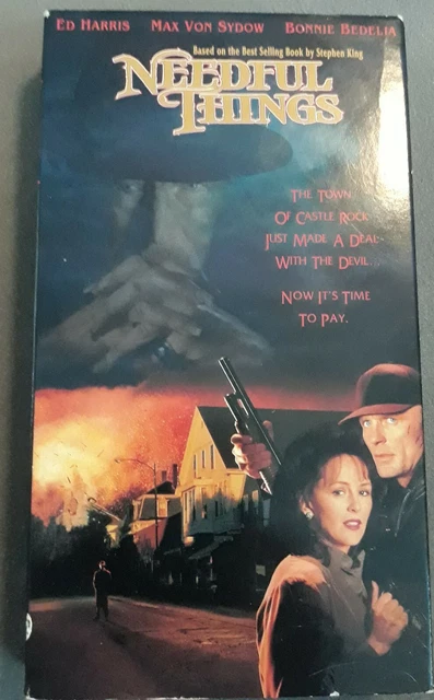 NEEDFUL THINGS (VHS, 1993) Max Von Sydow, Ed Harris, Bonnie Bedelia £0. ...