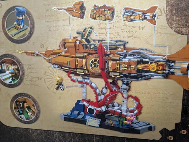 PANTASY 85029 STEAMPUNK Le Nautilus Blocs De Construction EUR 100,48 ...