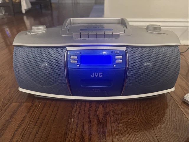 JVC RC-ST3SL AM/FM CD Cassette Boombox Power Cord 2003 RARE $103.85 ...