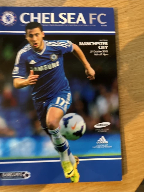 CHELSEA VS MANCHESTER City 2013 Matchday Programme £3.84 - PicClick UK