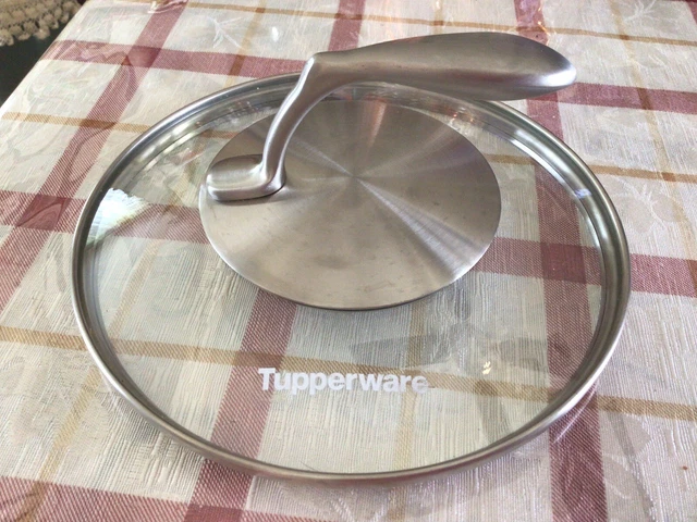 T CHEF SERIES Tupperware Stainless Pan Replacement Lid Glass Cookware ...