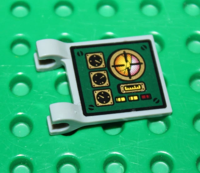 LEGO NINJAGO MDSTONE Flag 2x2 + sticker ref 2335pb144 set 70735 Ronin R ...