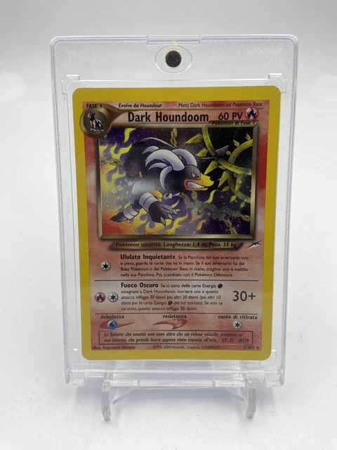 CARTA POKÉMON DARK Houndoom 7/105 - Holo Rare - Neo Destiny - Good - Ita Vintage EUR 109,00 ...