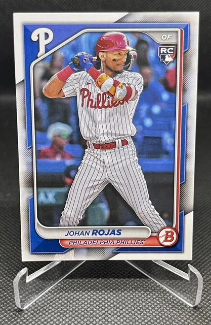 CARTA ROOKIE 2024 Bowman Baseball Johan Rojas #86 - Philadelphia ...