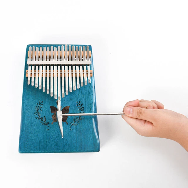 21 KEYS KALIMBA DIY Keys+Bridge+Tuning Hammer Musical Instrument ...