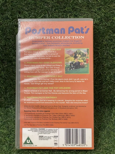 POSTMAN PAT’S BUMPER Collection - Bbc Vhs Video - Postman Pat ...