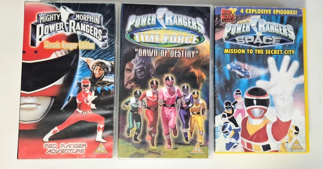 3 MIGHTY MORPHIN Power Rangers Classic Ranger Edition, Time Force, in ...