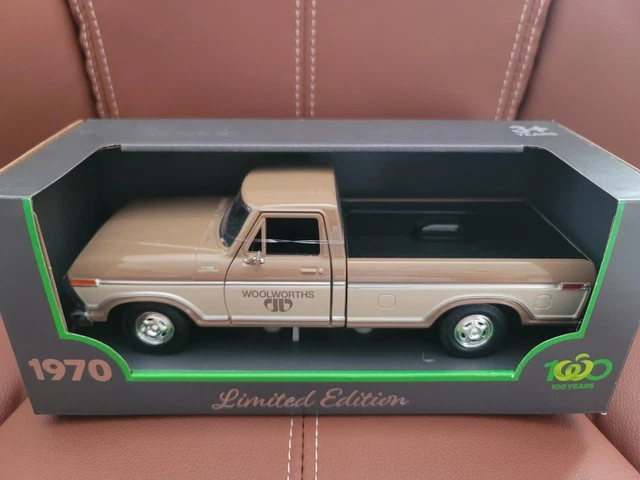 WOOLWORTHS 100 YEARS Limited Edition Model Truck Ford Pickup 1970 BRAND ...
