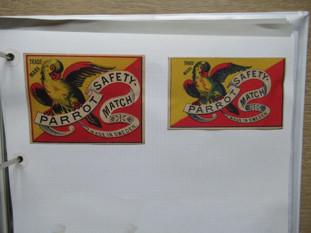 2 OLD SWEDISH Packet Size Matchbox Labels. $2.40 - PicClick AU