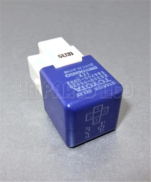 TOYOTA (1995-2010) 4-PIN Purple Starter Relay 28300-10020 Denso 156700 ...