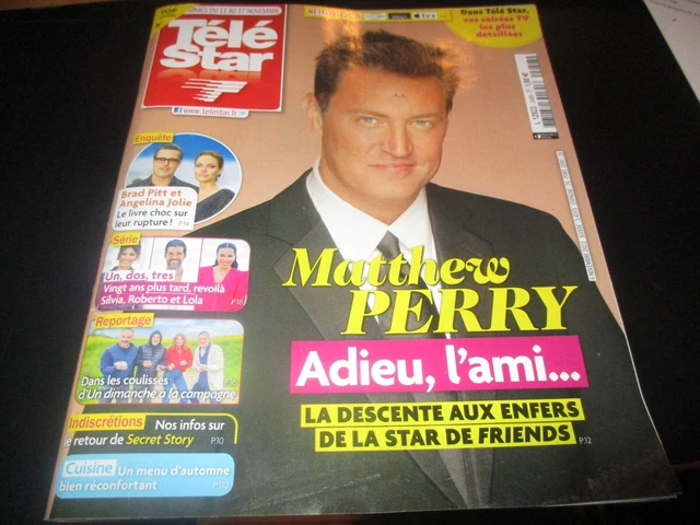 &TELE STAR N°2458 - 2023" Matthew PERRY, Claude LELOUCH, Natasha ST ...