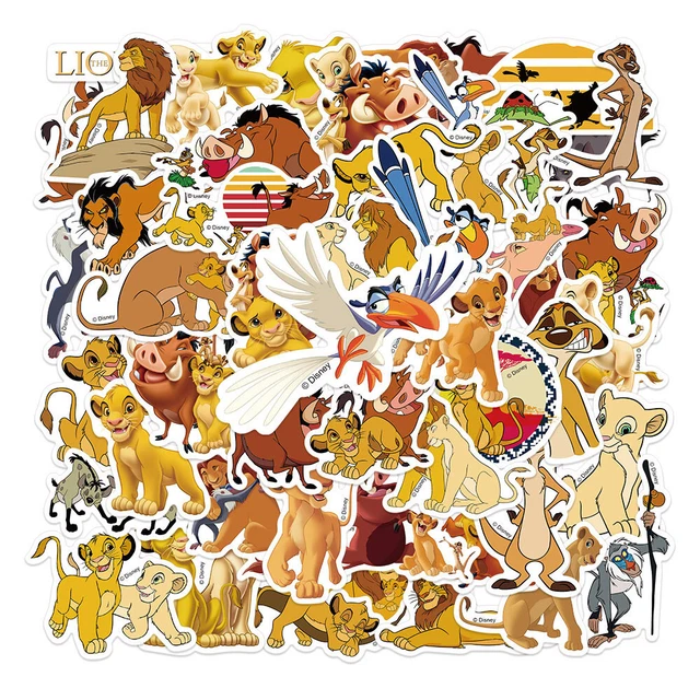 50X THE LION King Mufasa Cartoon Movie Stickers Simba Scar Nala Laptop ...