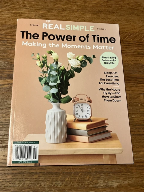 REAL SIMPLE SPECIAL Edition the Power of Time October 2025 Magazine ...