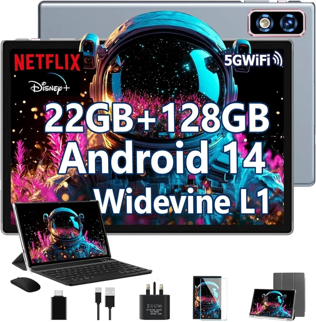 2026 TABLET 10 Inch Android 14 Tablets, 22GB RAM+128GB ROM, GMS ...