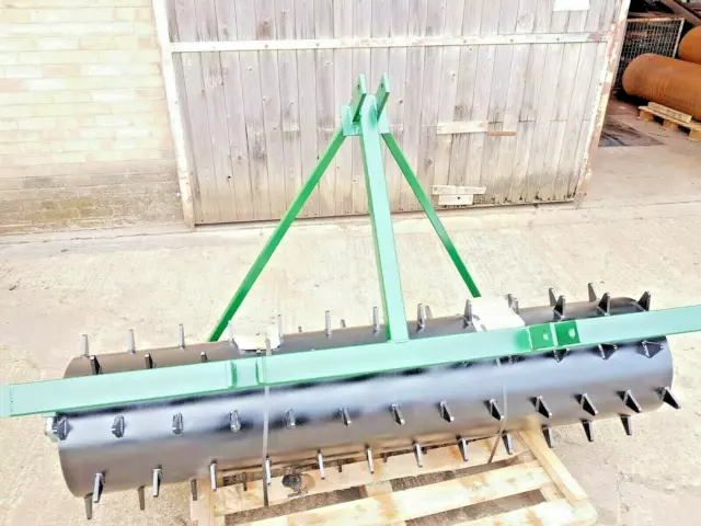5 FT. SEED Germination Spiked Harrow Farm Aerator Field Roller 3 Point ...