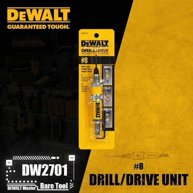 DEWALT DW2701 DRILL Flip Drive Complete Unit #8, 2 in 1 Countersink ...