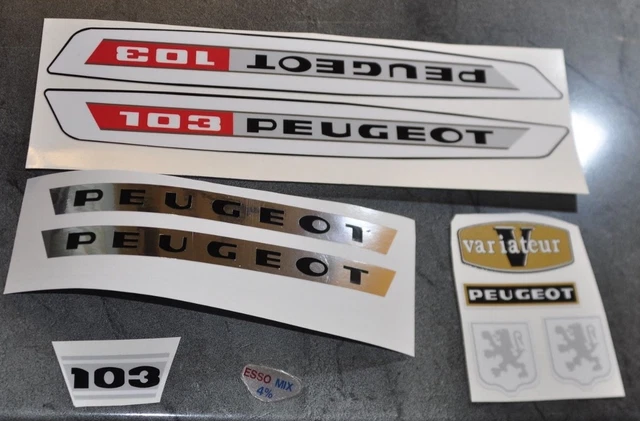 PEUGEOT 103 SP REF-MOB003-1 Sticker Kit £24.88 - PicClick UK