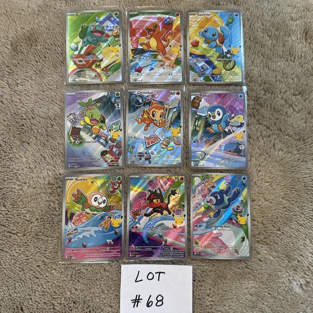 POKEMON 2026 FIRST Partner Illustration Collection Series 1 Promo Set ...