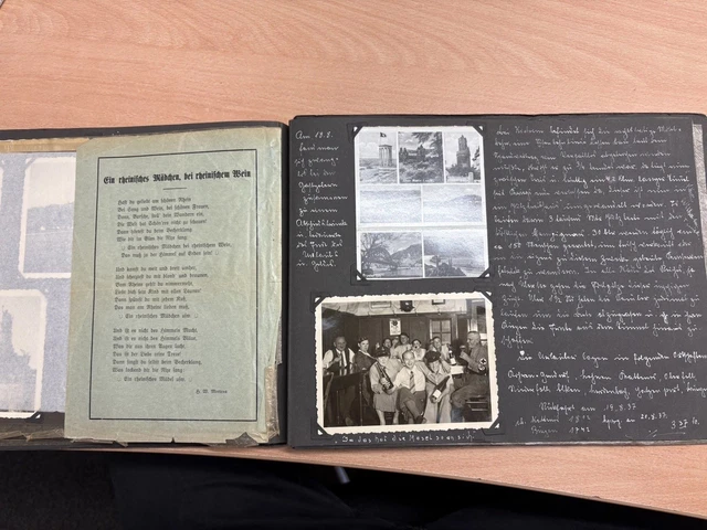 KDF SONDERZUG MIT Ansichts u Fahrkarten Reise 1934 u. 1937 Fotobuch ...