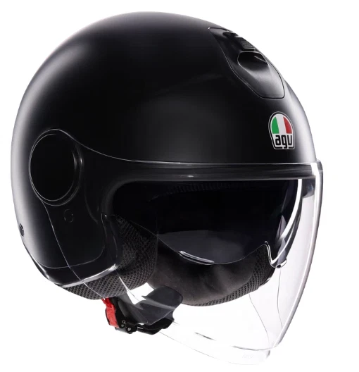 CASQUE DE MOTO Jet AGV Helmets Eteres E2206 Mono Noir Mat Taille XL EUR ...