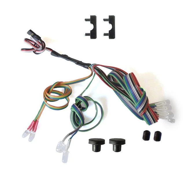 JDM LIGHT SYSTEM For 1/14 RC Hydraulic V2 Excavator Assembled Model DIY ...