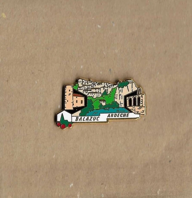 PBVF - PIN'S des Plus Beaux Villages de France " BALAZUC " EUR 17,00 ...