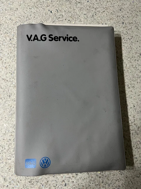 VW GOLF Mk1 Cabriolet Service book Pack Genuine VW 1990 1 Stamp in the ...