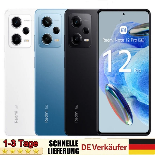 XIAOMI REDMI NOTE 12 Pro 5G 6/128GB Dual-SIM Smartphone 6,67"AMOLED Display 50MP EUR 283,20 ...