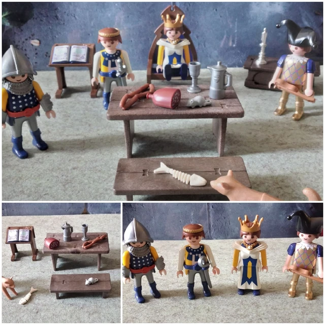PLAYMOBIL 3268 RITTER Königsritter Königin Prinz Ritter Narr Figuren ...