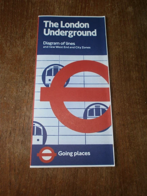 LONDON TRANSPORT UNDERGROUND Tube Map No 2 1981 £5.42 - PicClick UK