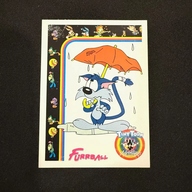 1992 TINY TOON Adventures Biography Card Furrball NM rare!! $15.99 ...