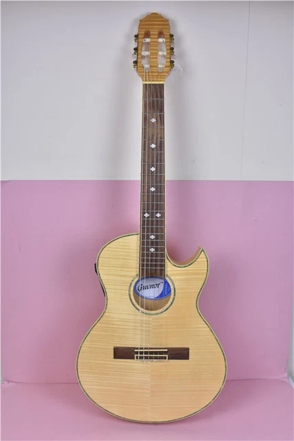 GUVNOR ELECTRO ACOUSTIC Guitar Model GC575CE Light Wood Beginner ...