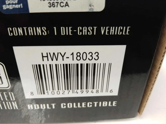 GREENLIGHT HIGHWAY 61 Ford Mustang MACH 351 CID 1 PACE CAR 1970 1/18 ...