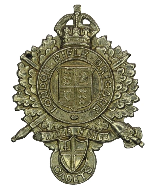 WW1 BRITISH ARMY London Rifle Brigade Cadets Cap Badge £11.00 - PicClick UK