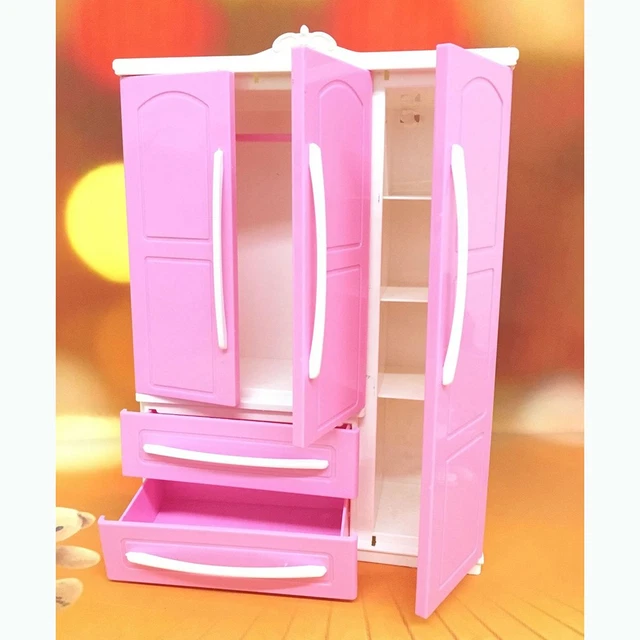 PRINCESS DOLL CLOSET Organizer Mini Wardrobe for Clothes and Toys $34. ...