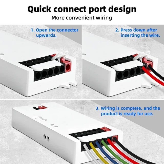 ESP32 WLED CONTROLLER with UART 5-in-1 for RGB RGBW RGBCCT LED Strip ...