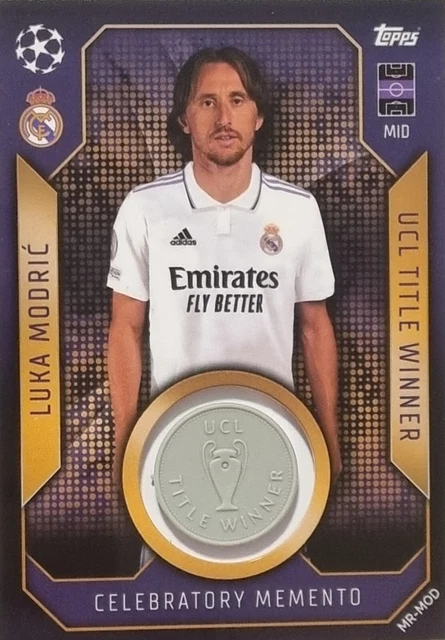 TOPPS CHAMPIONS LEAGUE Match Attax 2022/2023 Celebratory - MR-MOD Luka ...