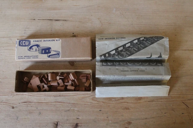 CCW 00 GAUGE Vintage Coach Interior Kit Boxed With Instructions £3.76 ...
