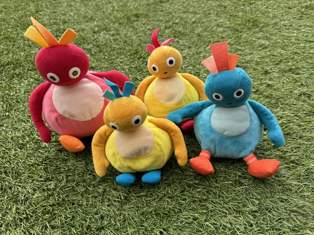 CBEEBIES. TWIRLYWOOS. TOODLOO Big Hoo Chick Chickedy Plush Set Soft ...