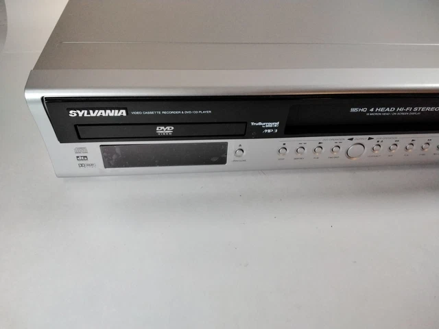 SYLVANIA MODEL DVC850C DVD VCR VHS Combo Player 4 Head & Remote works ...