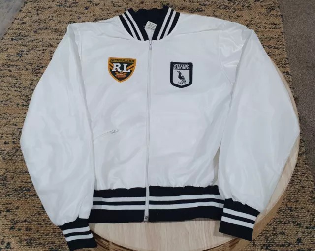 VINTAGE AUSTRALIAN RUGBY League ARL Western Suburbs Magpies jacket $100 ...