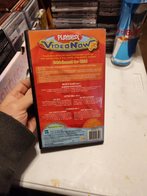 PLAYSKOOL VIDEO NOW Jr. Nick Jr. Blues Clues Little Bill Oswald 3 Discs ...