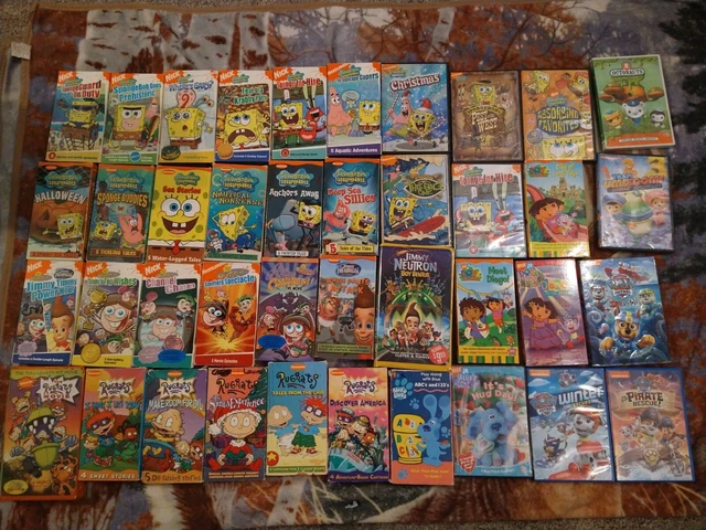 SPONGEBOB SQUAREPANTS AND Fairly Odd Parents VHS Nickelodeon Mega Lot £165.19 - PicClick UK