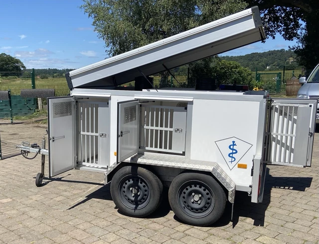 DOG TRAILER. GUN dogs show dogs sports dogs, Insulated, 3 Box £5,586.68 ...